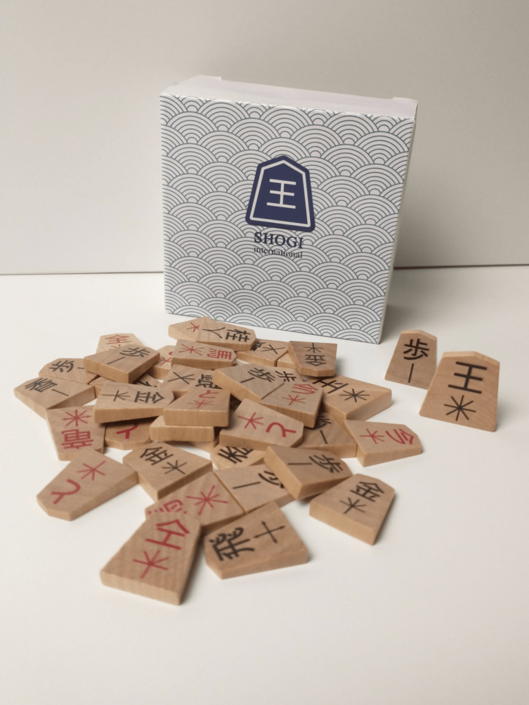 International / Westernized Shogi Game Pieces with Arrows and Japanese ...